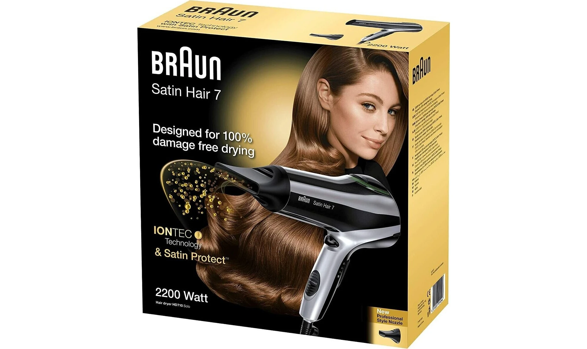 Braun Satin Hair HD710 657217 Επαγγελματικό Πιστολάκι Μαλλιών Ionic ...