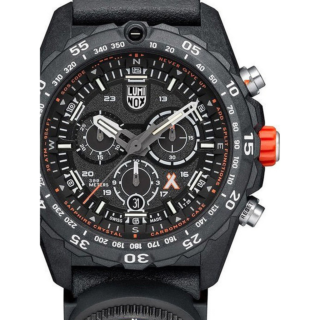 Luminox Bear Grylls Survival Ανδρικό Ρολόι Χρονογράφος με Μαύρο ...