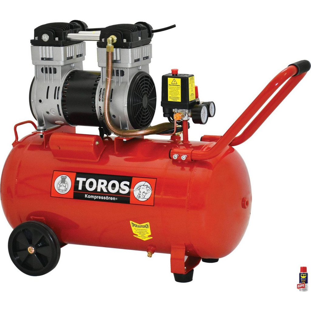 Toros 40152 Κομπρεσέρ Αέρος Μονοφασικό 50lt 1.55hp | BestPrice.gr