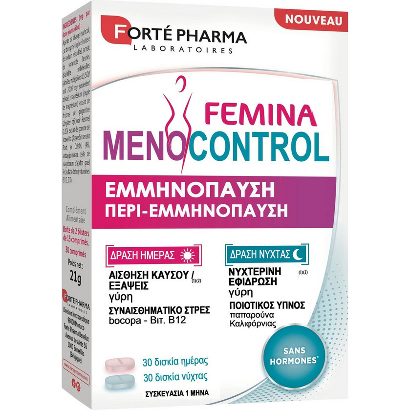 Forte Pharma Femina Menocontrol 60 Ταμπλέτες | BestPrice.gr