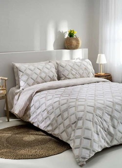 Vesta Σετ Σεντόνια Μονά Βαμβακερά με Λάστιχο 100x200+25 Valeria 01 ...