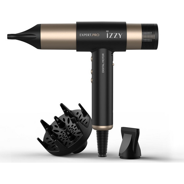 Izzy Expert Pro IZ-7213 Πιστολάκι Μαλλιών Ionic με Φυσούνα 2000W ...