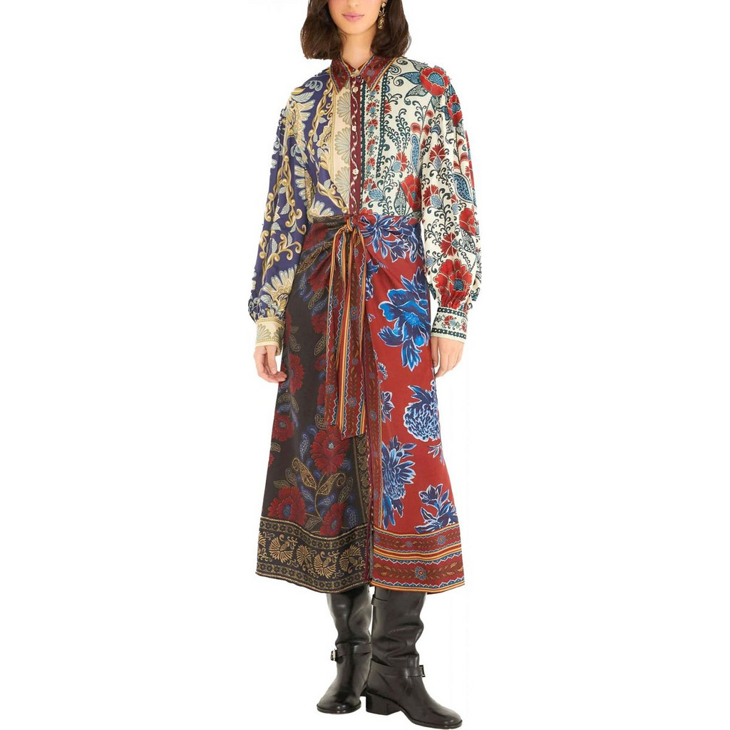 Farm Rio Midi Καθημερινό Φόρεμα Μεταξωτό Πολύχρωμο 340578 | BestPrice.gr