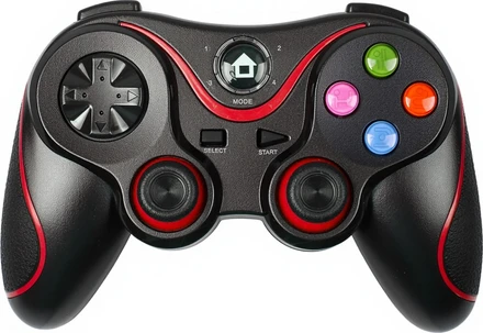 XO GP5 Wireless Controller για PC PS4 Switch & Android Black Red NO-XO ...