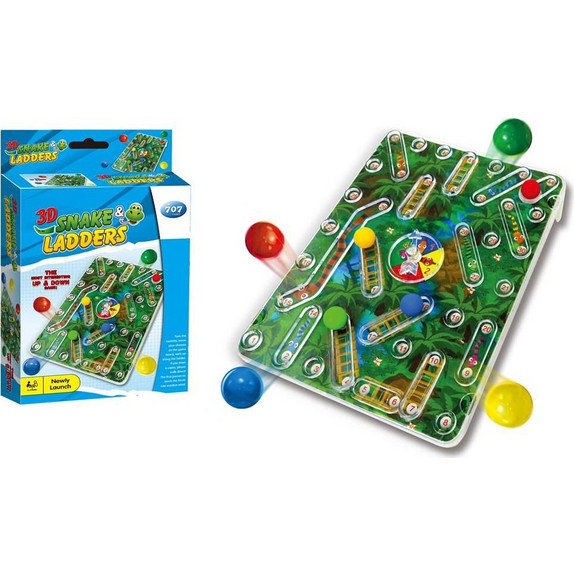 Blue Toys Snake & Ladders Επιτραπέζιο Παιχνίδι για Παιδιά 5+ Ετών ...