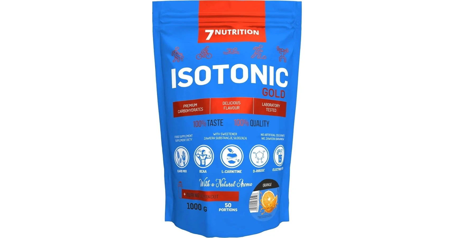7Nutrition Isotonic Orange 1kg | BestPrice.gr