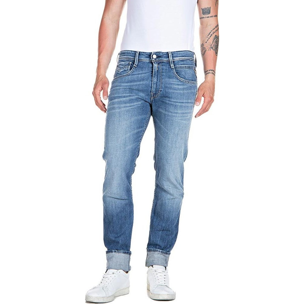 Replay Willibi Ανδρικό Τζιν Παντελόνι Κανονική Εφαρμογή Μπλε M1008.000.573.204-009 | BestPrice.gr