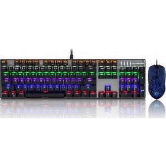 Motospeed CK666 Μηχανικό Σετ Gaming Πληκτρολόγιο με Outemu Blue ...