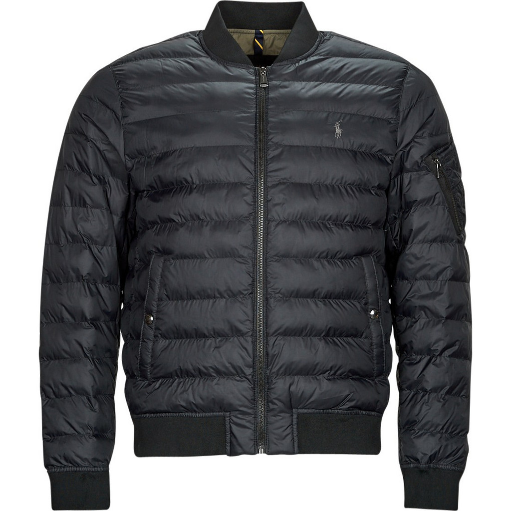 Polo Ralph Lauren Ανδρικό Μπουφάν Χειμωνιάτικο Bomber Αδιάβροχο Μαύρο ...