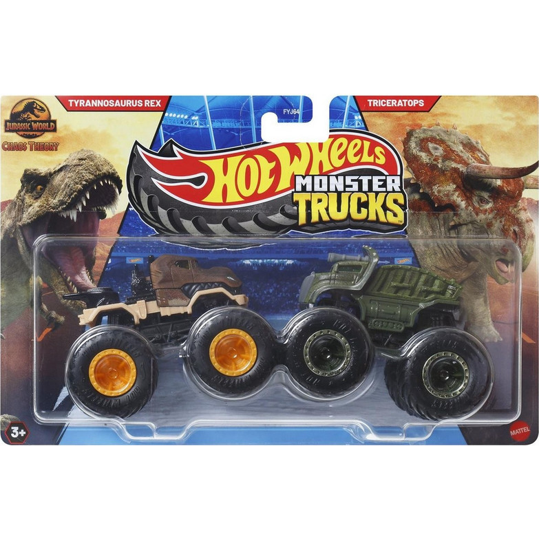 Mattel Hot Wheels Monster Trucks Bins Of Steel vs All Fried Up HLT64 ...