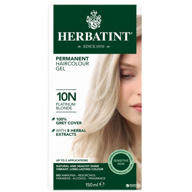 Herbatint 8N Ξανθό Ανοιχτό Φυτική Μόνιμη Βαφή Μαλλιών Χωρίς Αμμωνία ...