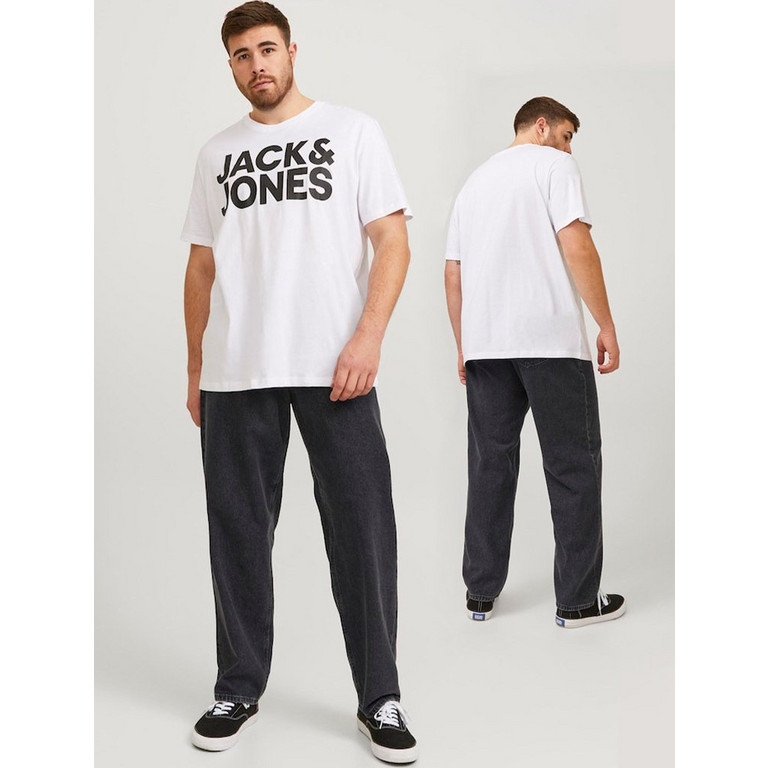 Jack & Jones Ανδρικό Τζιν Παντελόνι Relaxed Εφαρμογή Μαύρο 12254874 ...
