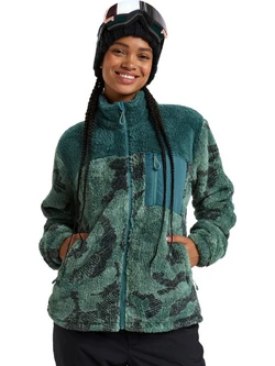 Roxy Blurry Cloud Γυναικεία Ζακέτα Fleece Κοντή με Φερμουάρ Μπεζ ...