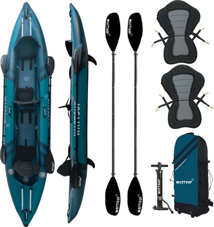 WattSup Cod 2 Φουσκωτό Kayak 2 Ατόμων Μπλε 0202-410218 | BestPrice.gr