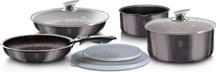 Berlinger Haus Carbon Pro Σετ Μαγειρικά Σκεύη Αλουμινίου Αντικολλητική ...