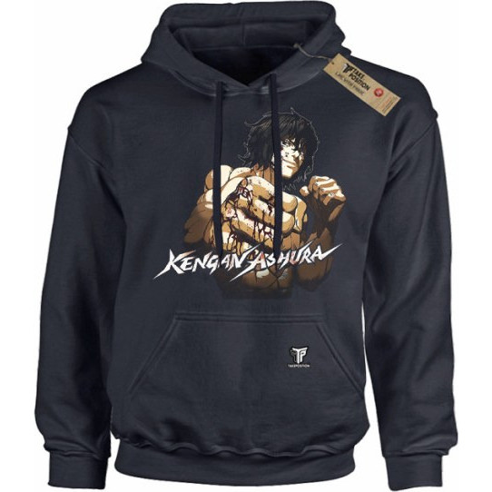 Takeposition Kengan Ashura Παιδικό Φούτερ με Κουκούλα Μαύρο 811-1007C ...