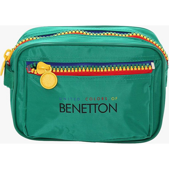 Benetton Κασετίνα με 2 Θήκες Πράσινη 132-333-17216 | BestPrice.gr