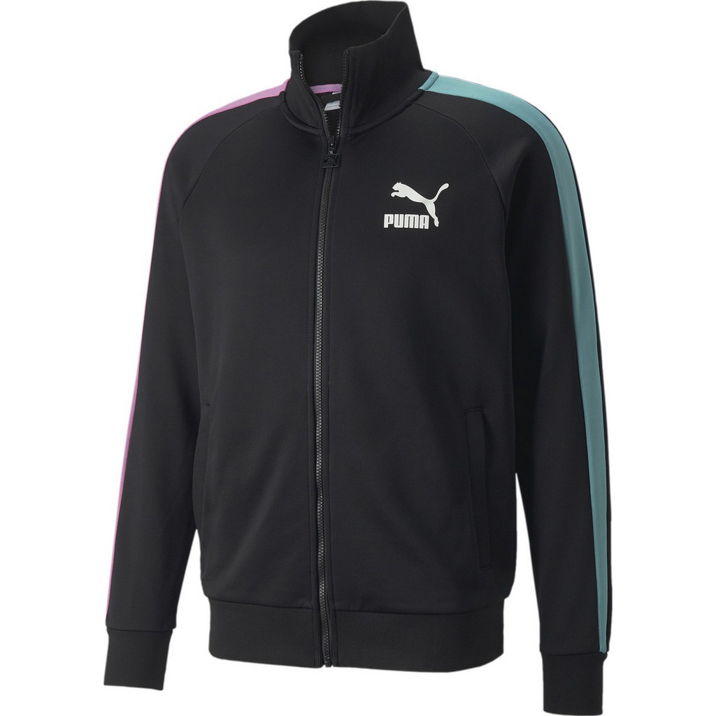 Puma Iconic T7 Ανδρική Ζακέτα με Φερμουάρ Μαύρη 530095-98 | BestPrice.gr