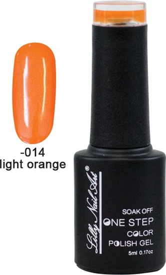 Lilly Nail Art One Step Light Orange Ημιμόνιμο Βερνίκι Νυχιών 5ml ...