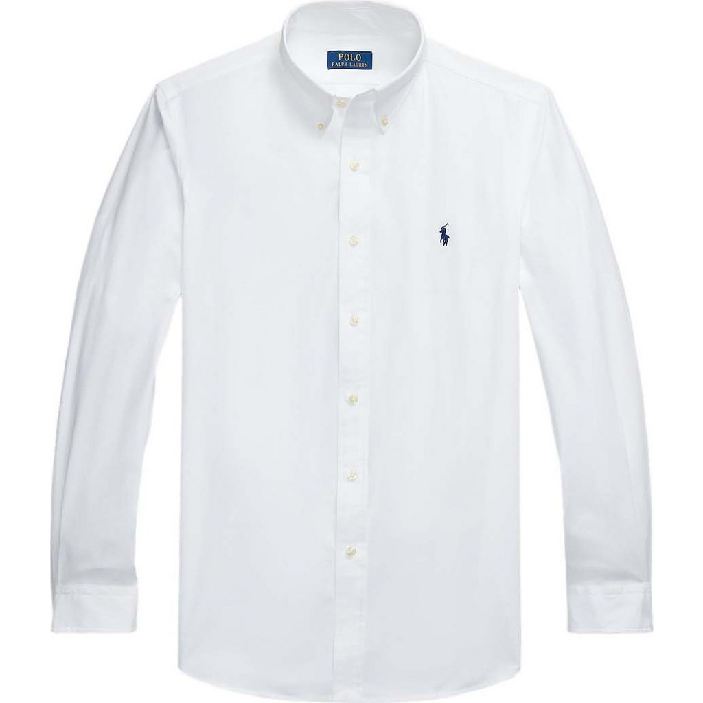 Polo Ralph Lauren Ανδρικό Πουκάμισο Βαμβακερό Μακρυμάνικο Slim Fit ...