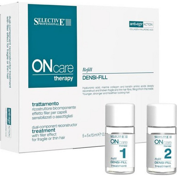 Selective On Care Densi-Fill Botox Σετ Θεραπείας Μαλλιών 10x15ml ...