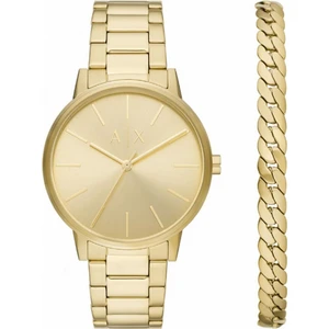 Armani Exchange Ανδρικό Ρολόι με Χρυσό Μεταλλικό Μπρασελέ AX7119 ...