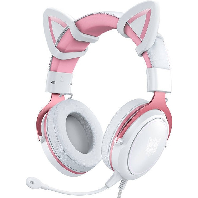 Onikuma K9 Cat Ears Gaming Headset Over Ear Pink | BestPrice.gr