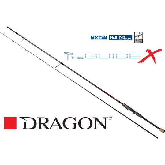 Dragon Pro Guide X 14-35g Καλάμι Ψαρέματος για Spinning Carbon Δίσπαστο ...