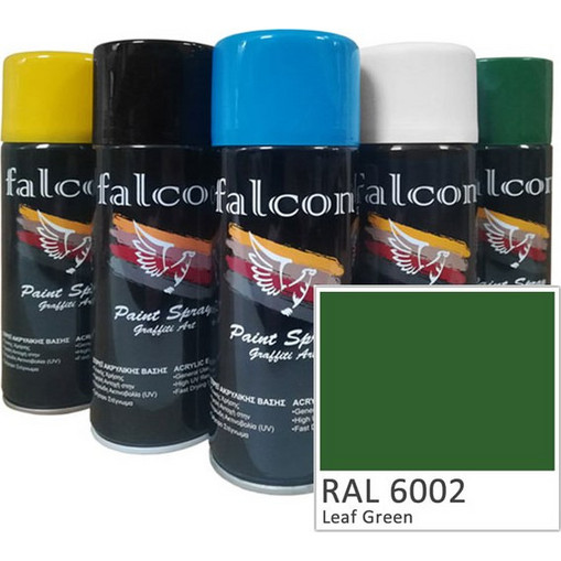 Falcon Paint Spray Βαφής RAL 6002 Leaf Green 400ml | BestPrice.gr