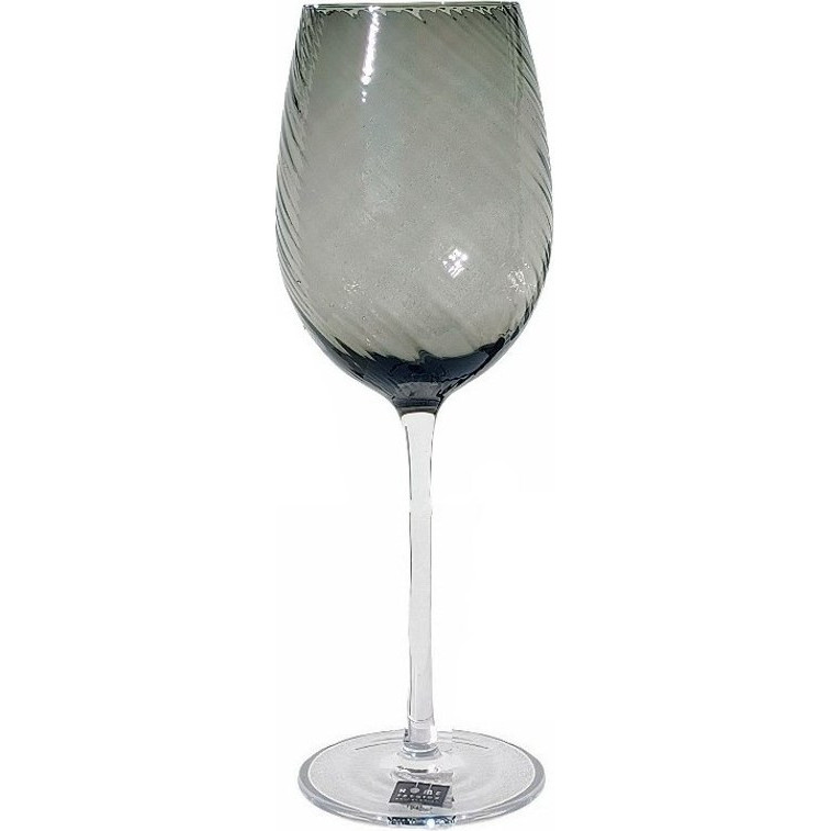 HFA Σετ Ποτήρια Νερού Γυάλινα Κολωνάτα Style Smokey Grey 640ml 6τμχ 5420212 | BestPrice.gr