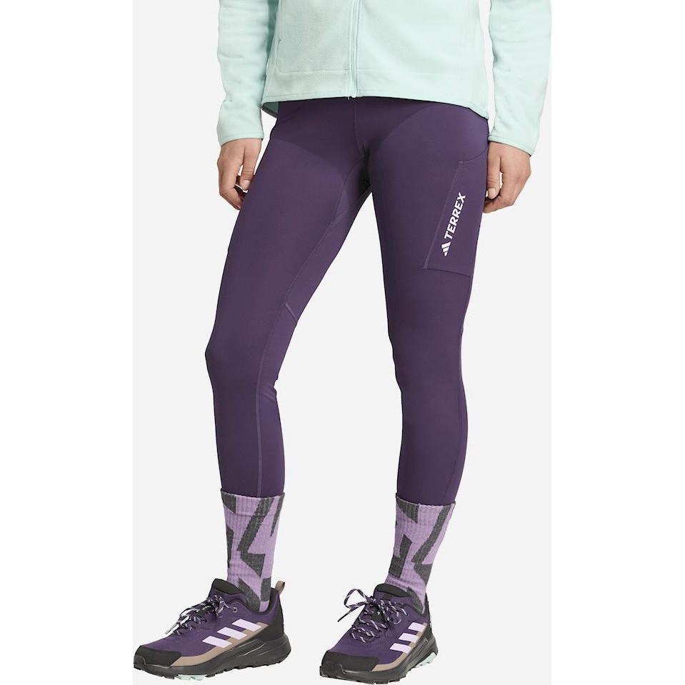 Adidas Terrex Γυναικείο Κολάν Μακρύ Ψηλόμεσο Μωβ JM0420 | BestPrice.gr