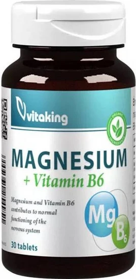 Vitaking Magnesium Citrate & B6 30 Ταμπλέτες | BestPrice.gr