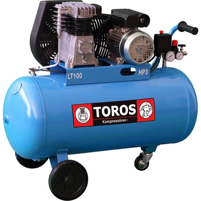 Toros 3100T Κομπρεσέρ Αέρος Ρεύματος Τριφασικό 100lt 3hp | BestPrice.gr