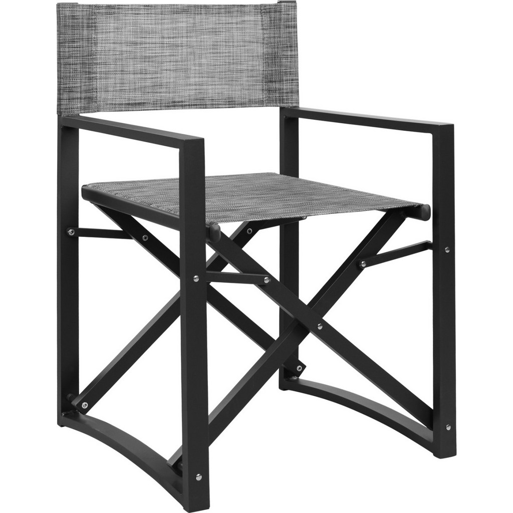 HomeMarkt Καρέκλα Σκηνοθέτη Αλουμινίου Γκρι HM5094.01 | BestPrice.gr