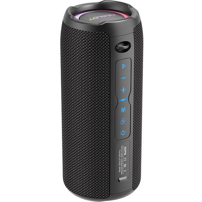 Zealot S49 Pro Ηχείο Bluetooth 20W με Ραδιόφωνο Μαύρο | BestPrice.gr