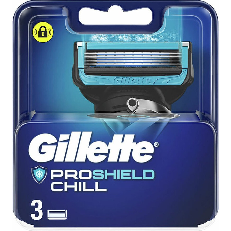 Gillette Fusion Proshield Chill Ανταλλακτικά Ξυραφάκια με 5 Λεπίδες ...