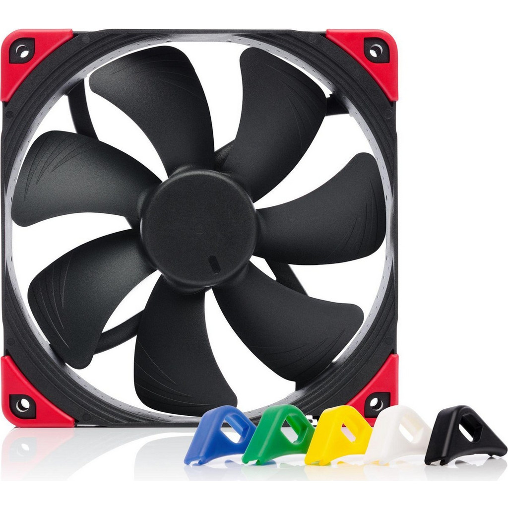 Noctua NF-A14 Chromax Case Fan 140mm με Σύνδεση 4-Pin PWM Black ...