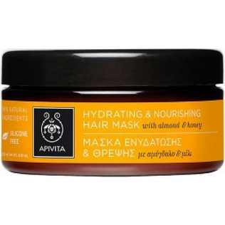 Apivita Hydrating & Nourishing Αμύγδαλο & Μέλι Μάσκα Μαλλιών για ...