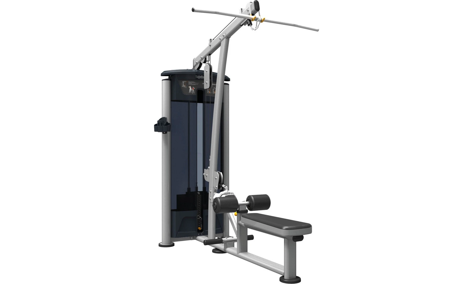 Impulse Lat Pulldown / Vertical Row IT9522 Without Weights Silver | BestPrice.gr