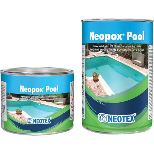 Neotex Neopox Pool Χρώμα Πισίνας Γαλάζιο 10kg | BestPrice.gr