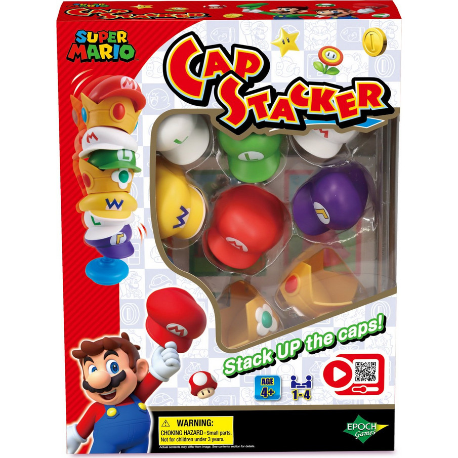 Epoch Super Mario Cap Stacker Επιτραπέζιο Παιχνίδι για Παιδιά 4+ Ετών ...