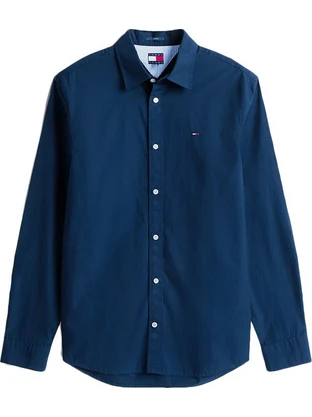 Tommy Hilfiger Ανδρικό Πουκάμισο Βαμβακερό Μακρυμάνικο Κανονική Γραμμή ...