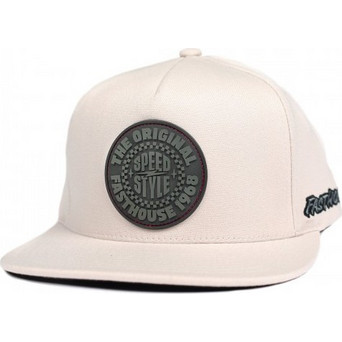 Fasthouse Origin Ανδρικό Καπέλο Jockey Snapback Υφασμάτινο Εκρού 600002 ...