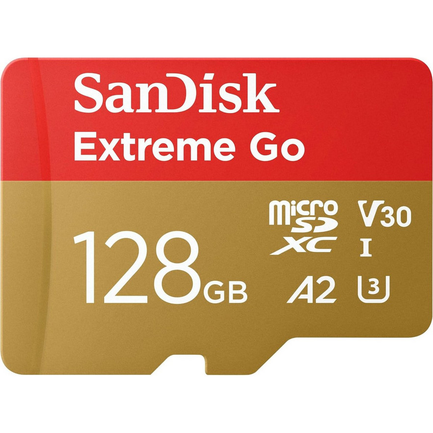 Sandisk Extreme Go microSDXC 128GB Class 10 U3 V30 UHS-I A2 200MB/s | BestPrice.gr