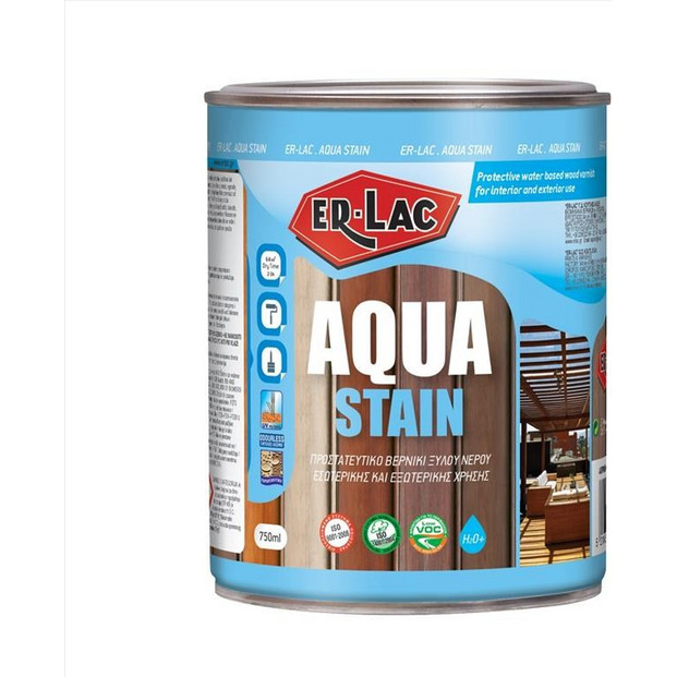 ER-LAC Aqua Stain 2020 Βερνίκι Επιφάνειας Νερού Ματ Διάφανο 0.75lt ...
