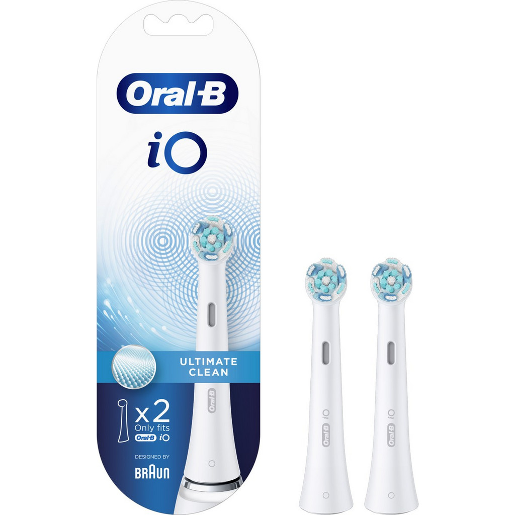 Oral-B iO Ultimate Clean White Ανταλλακτικές Κεφαλές 2τμχ | BestPrice.gr