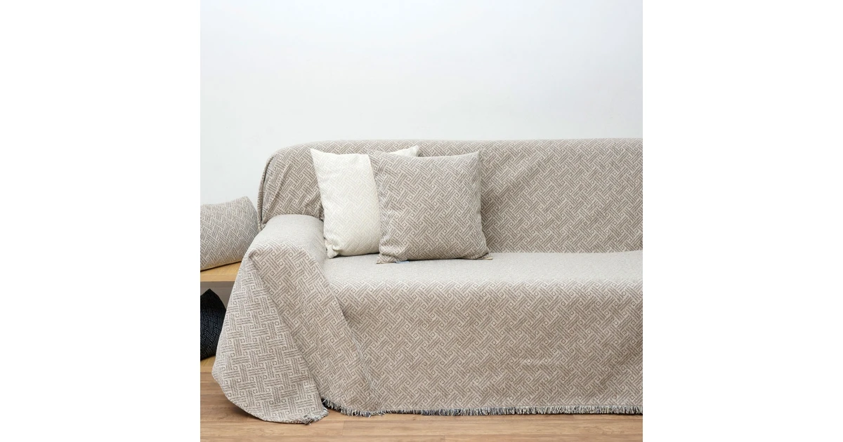 Anna Riska Ριχτάρι Τριθέσιου 180x280 1442 Beige | BestPrice.gr