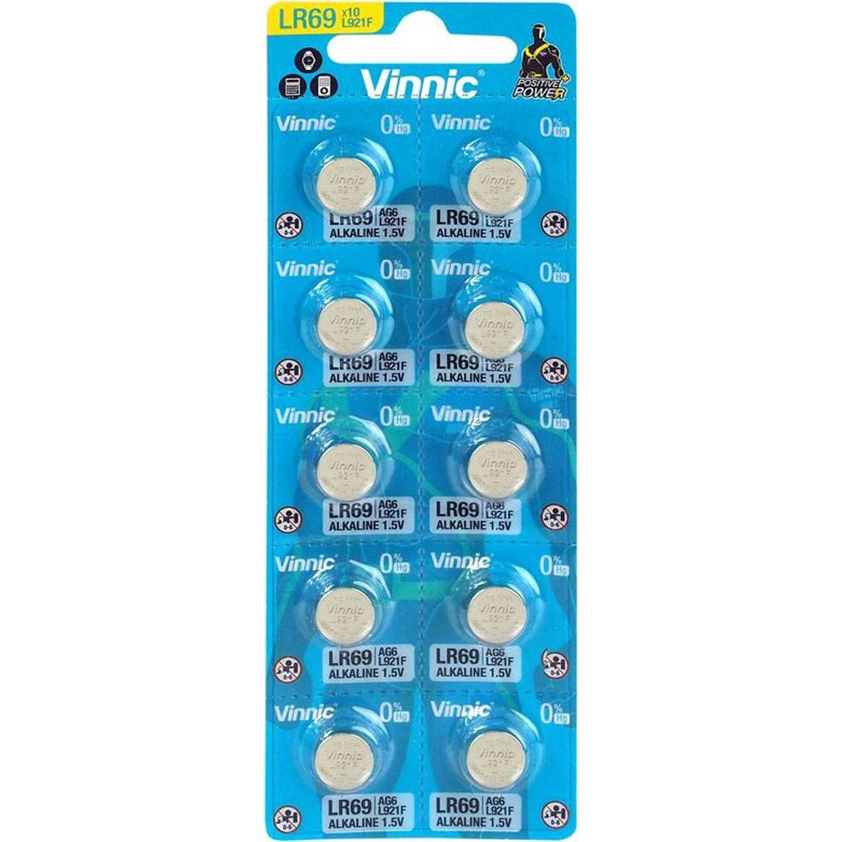 Vinnic LR69/AG6/LR920/371/SR69 1.5V 1τμχ | BestPrice.gr