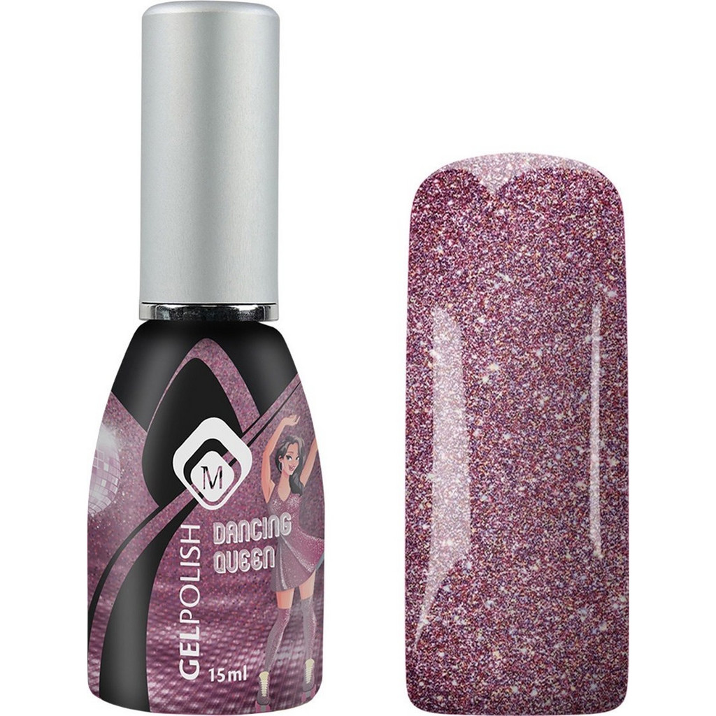 Magnetic Nail Design Gel Polish UV Neon Dancing Queen Glitter Ημιμόνιμο Βερνίκι Νυχιών 15ml ...