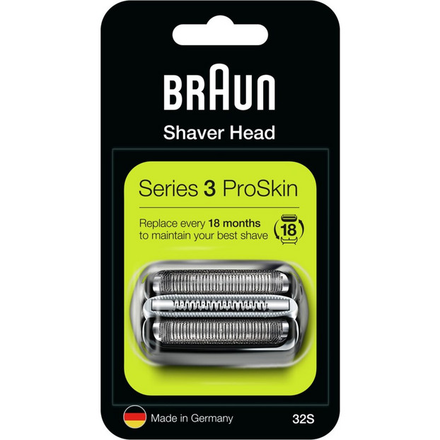 Braun Series 3 Pro Skin 32S Ανταλλακτική Κεφαλή Ξυριστικής Μηχανής ...
